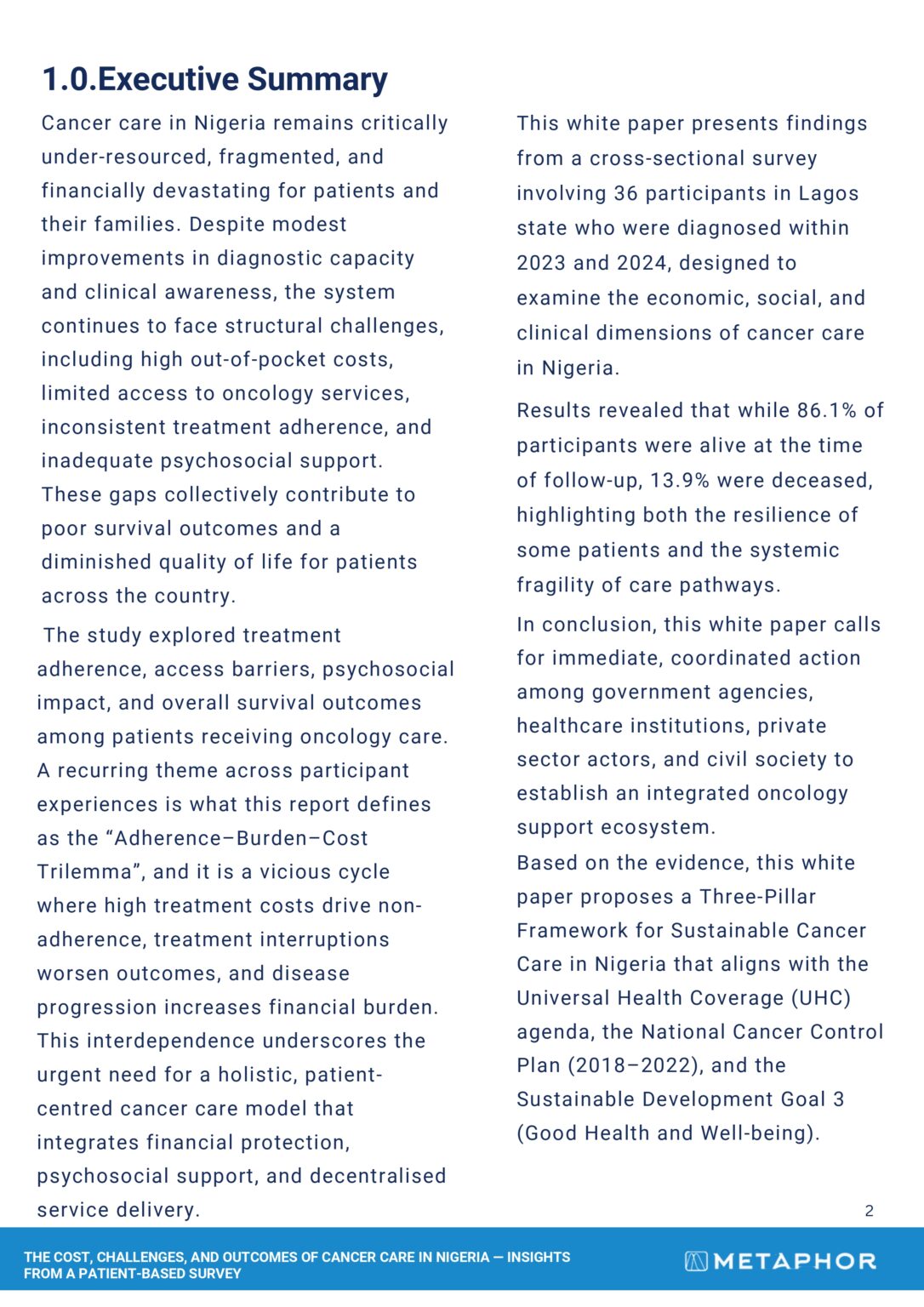 The Cost, Challenges, And Outcomes Of Cancer Care In Nigeria — Insights ...